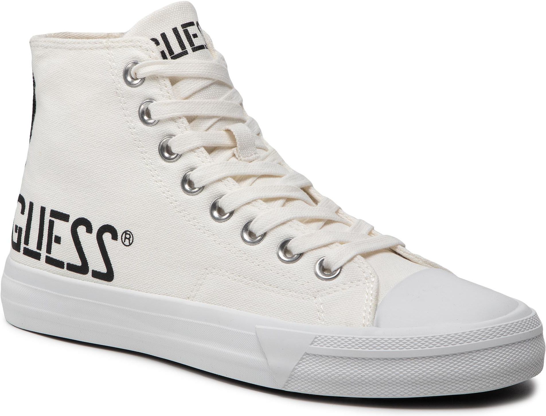 Trampki GUESS - Ederle Hi II FM6EHS FAB12 White - Ceny i opinie - Ceneo.pl