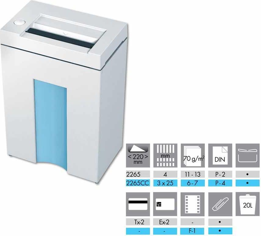 Niszczarka Ideal 2265 CC 3x25mm (ID2265CC3) - Ceny i opinie - Ceneo.pl