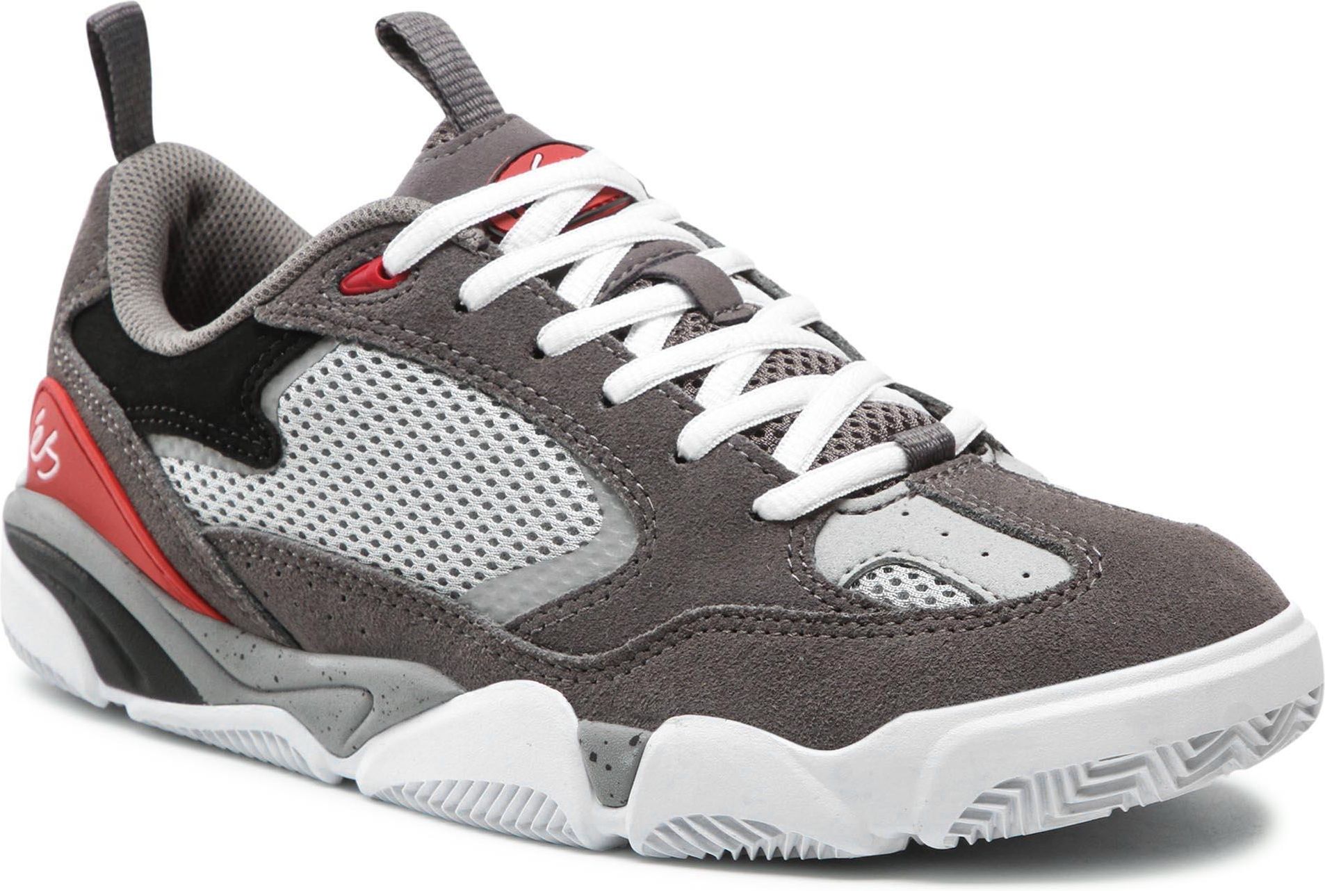Sneakersy ES - Quattro Plus 5101000200096 Grey/Red - Ceny i opinie ...