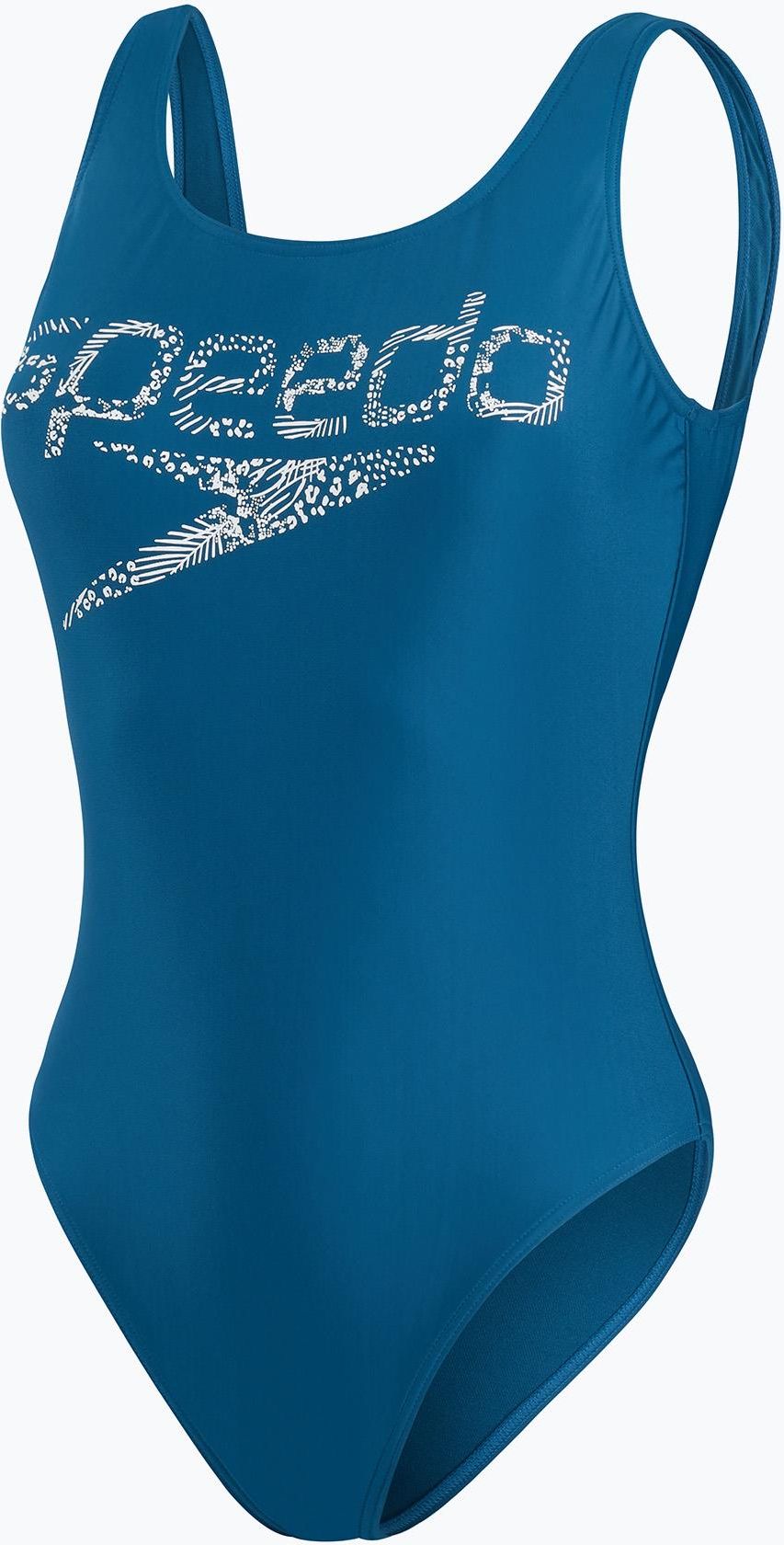 Speedo Damski Logo Deep U Back Niebieski 68 12369G711 5053744691329 ...