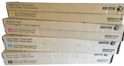 Xerox Toner Set Cmyk 700 700I 770 C75 J75 4szt. (006R01375 + 006R01376 ...