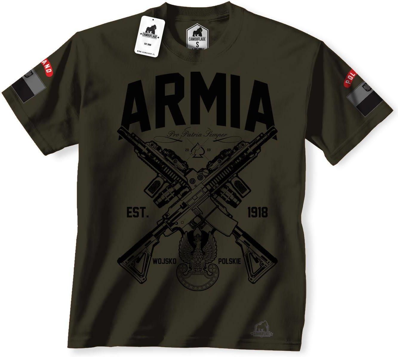 Camoshop Armia Pro Patria Semper Olive - Ceny i opinie - Ceneo.pl
