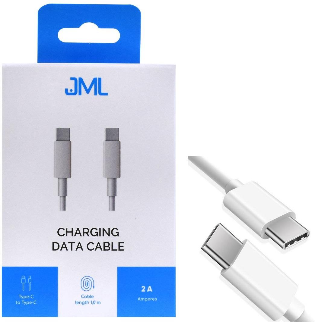 Kabel USB JML CD-119 USB C 2A 1 m biały - Kable - Opinie i ceny na Ceneo.pl