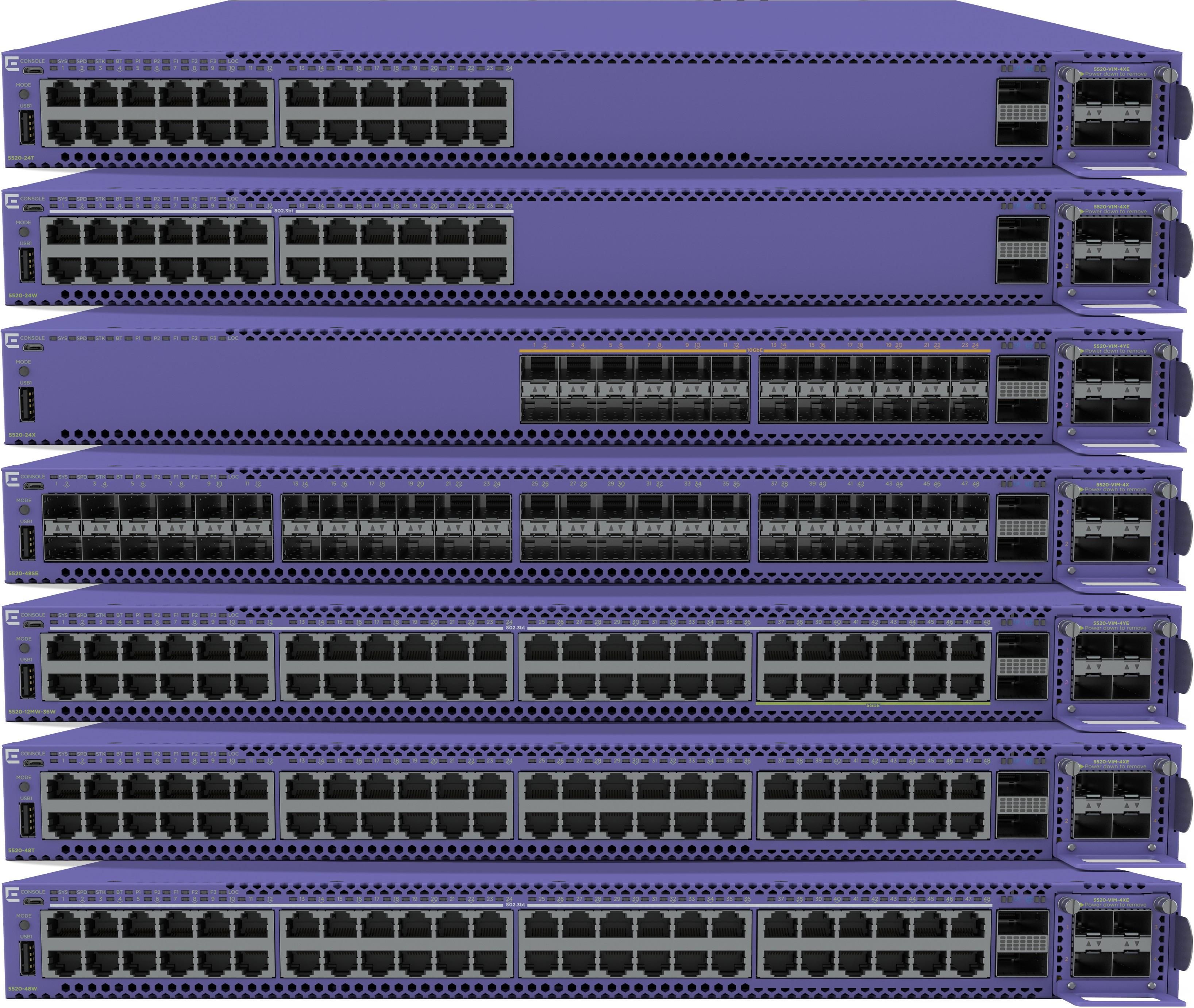 Extreme Networks Extremeswitching 5520 24 10/100/1000Baset Fdx/Hdx, 2 ...