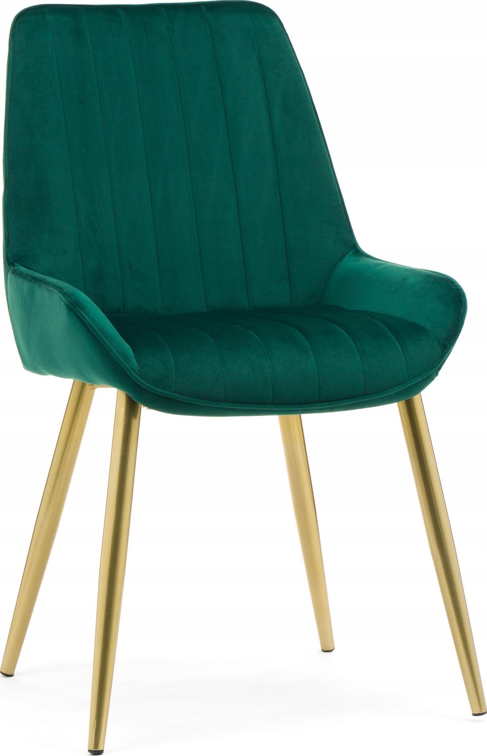 New Home KRZESŁO TAPICEROWANE LUCA AKSAMIT VELVET WELUR LUCA ZIELONA ...