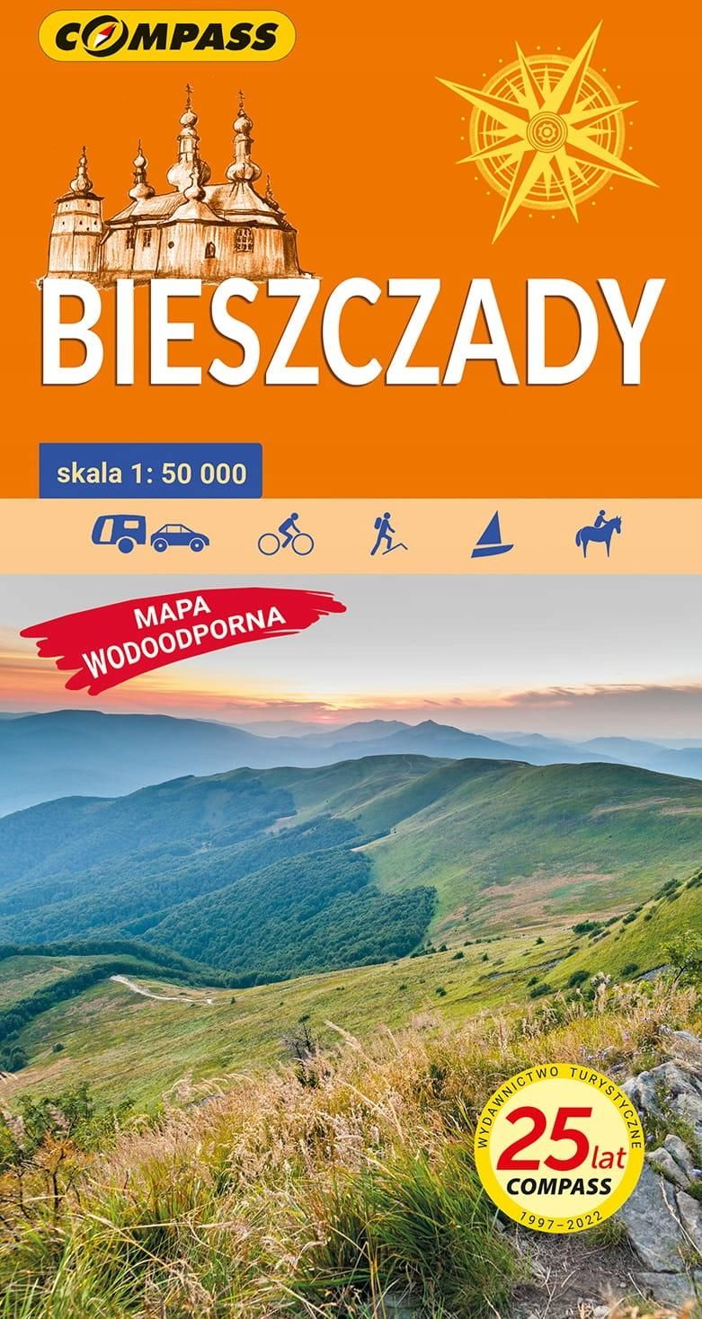 Bieszczady Wetlina Cisna Mapa Laminowana Compass - Ceny i opinie - Ceneo.pl