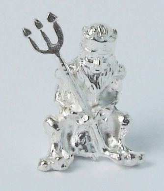 Figurka Neptun bóg mórz - kolor srebrny - Opinie i atrakcyjne ceny na ...