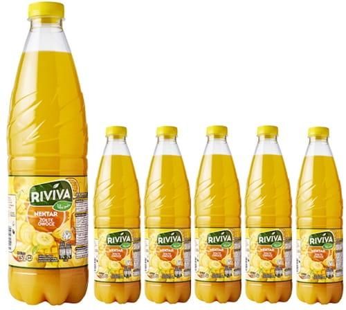 Riviva Nektar Żółte Owoce 6x1,5l - Ceny i opinie - Ceneo.pl