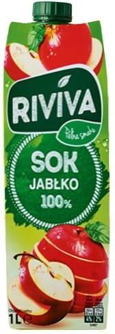 Riviva Sok Jabłkowy Źródło Witaminy C 1l - Ceny i opinie - Ceneo.pl