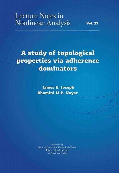 A study of topological properties via adherence dominators (PDF) - Ceny i opinie - Ceneo.pl