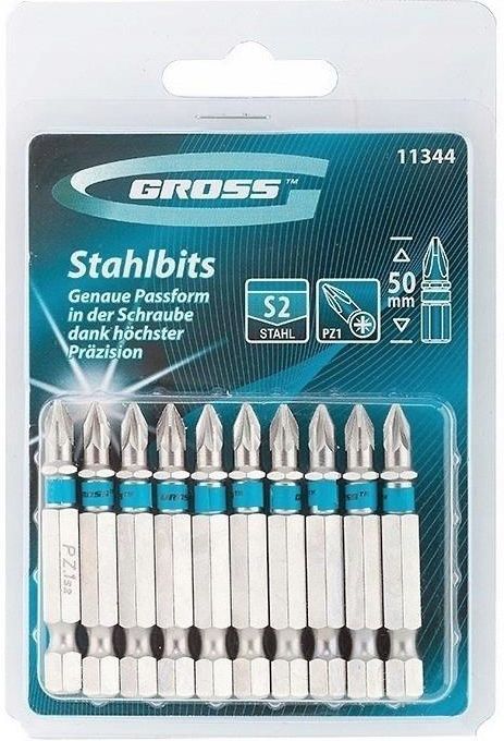 Gross Bit Zestaw Bitów Pz1X50Mm Bity 10Szt. 11344 - Opinie i ceny na ...