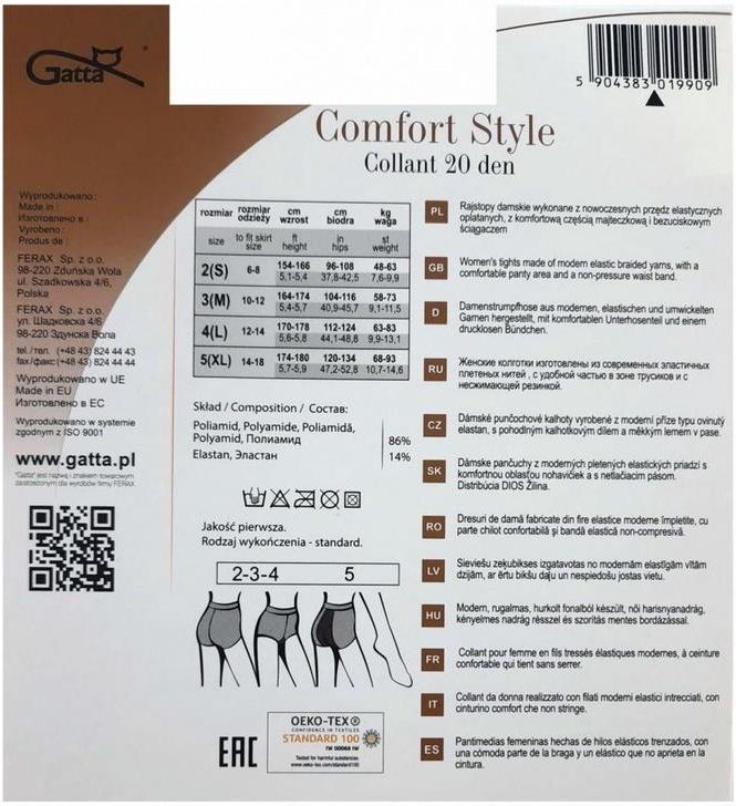GATTA COMFORT STYLE Rajstopy 20 DEN 3-M / Golden - Ceny i opinie - Ceneo.pl