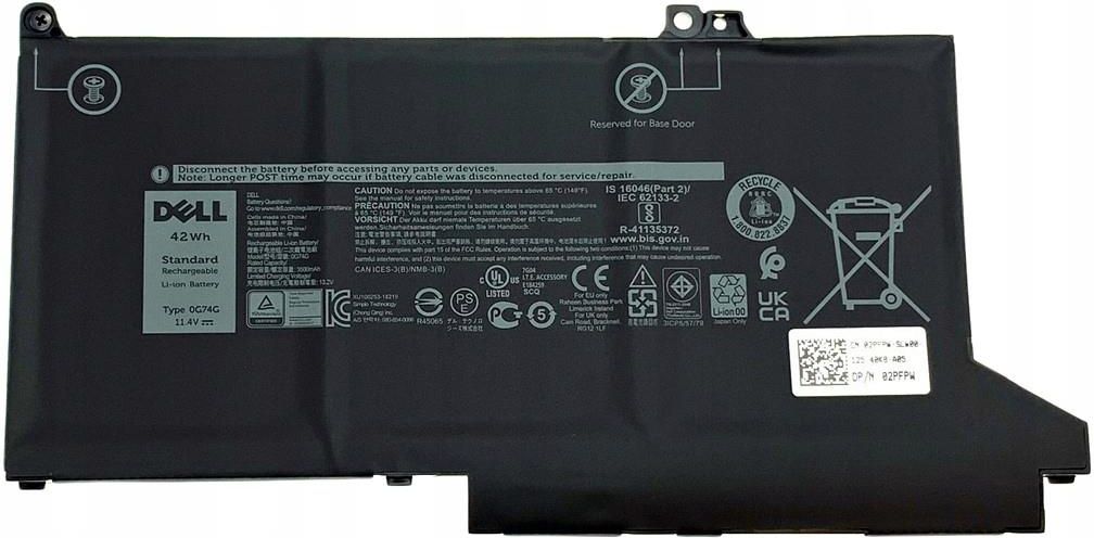 Bateria do laptopa DELL BATERIA 3KF82 0G74G LATITUDE 5300 7300 7400 ...
