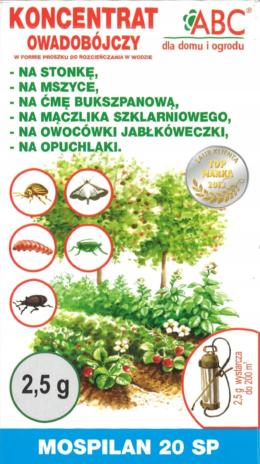 Mospilan 20 Sp 2,5G Zwalcza Mszyce Opuchlaki Sumin - Ceny i opinie - Ceneo.pl