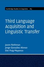 Third Language Acquisition and Linguistic Transfer - Literatura ...