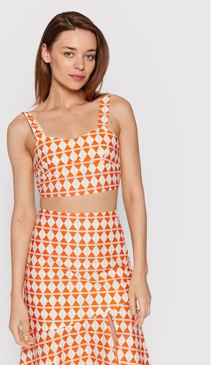 Glamorous Top AC3584 Pomarańczowy Regular Fit - Ceny i opinie - Ceneo.pl