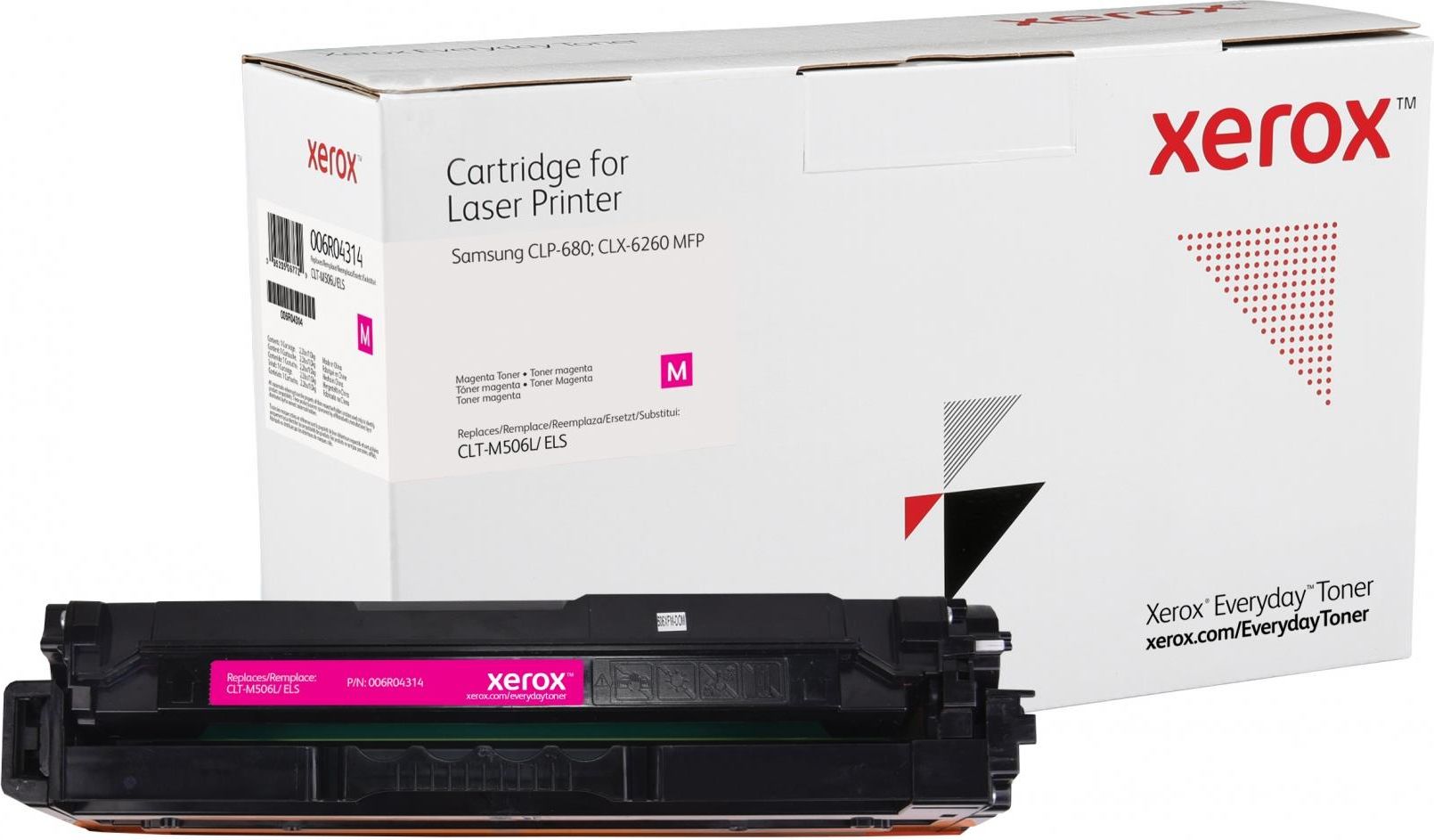 Xerox Everyday Toner High Yield Magenta SAMSUNG CLT-M506L CLP-680nd CLP-680dwCLX-6260nd CLX ...