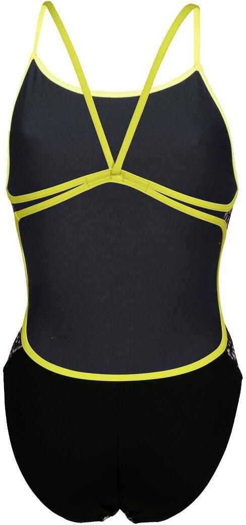 Arena Crazy Placement Lace Back Swimsuit Women Czarny Kolorowy ...