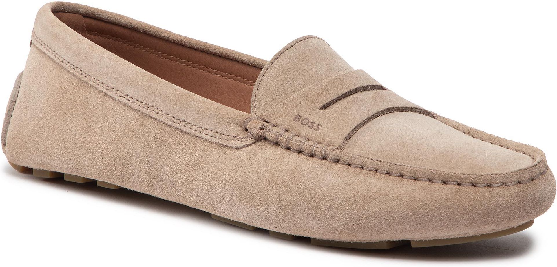 Mokasyny BOSS - Eve Driver 50475762 10209162 01 Medium Beige 269 - Ceny ...
