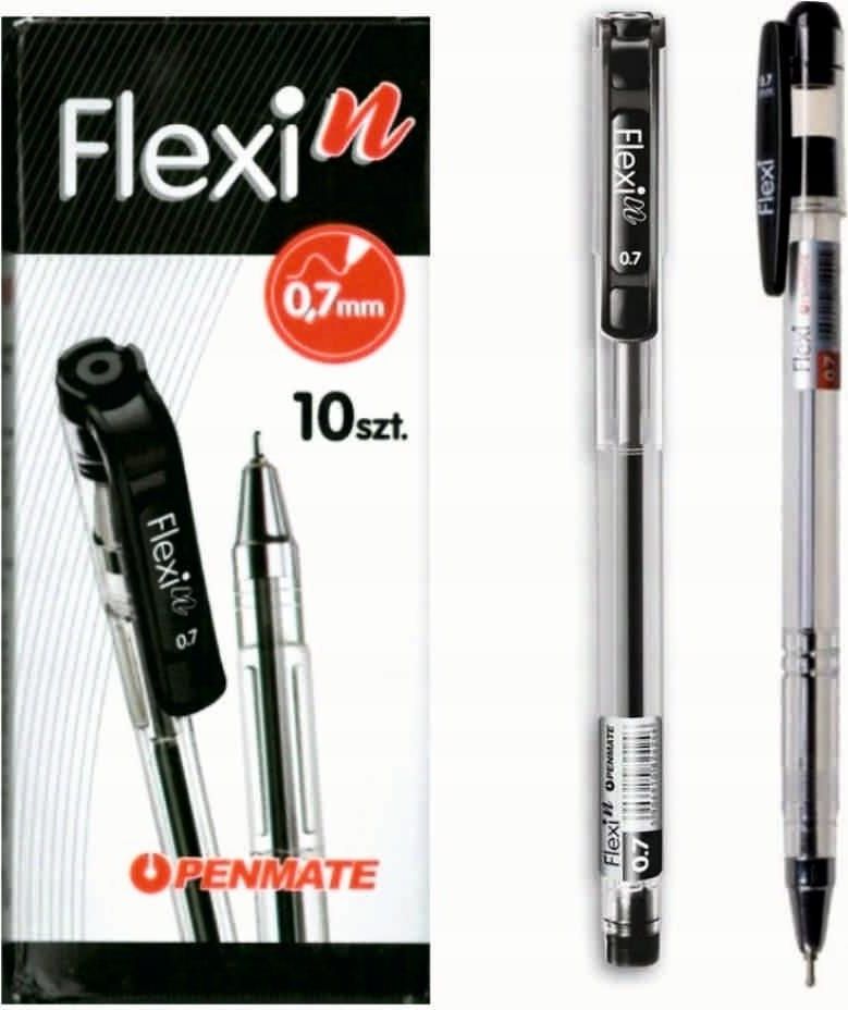 Długopis Flexi-5 czarny op.10 szt. - Ceny i opinie - Ceneo.pl
