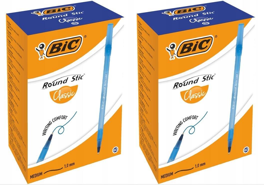 Bic Round Stic Classic Długopis Niebieski 60SZT x2 - Ceny i opinie ...