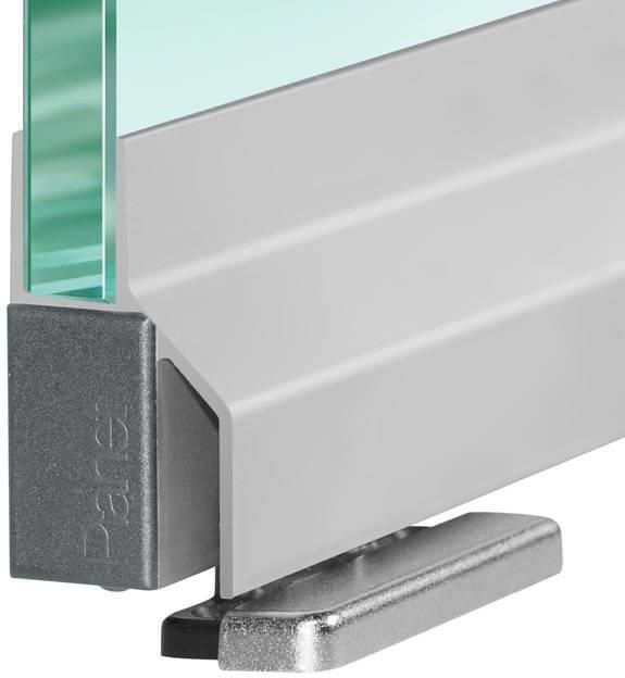 Prowadnik dolny do uszczelek opadających PLANET do drzwi przesuwnych ...