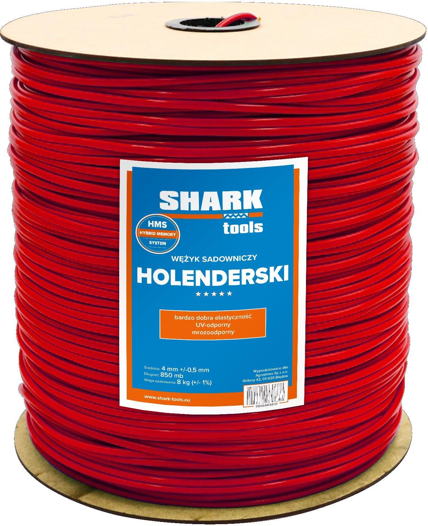 Shark Tools Wężyk Sadowniczy Holenderski 8kg 4mm 850M Czerwony - Ceny i opinie - Ceneo.pl