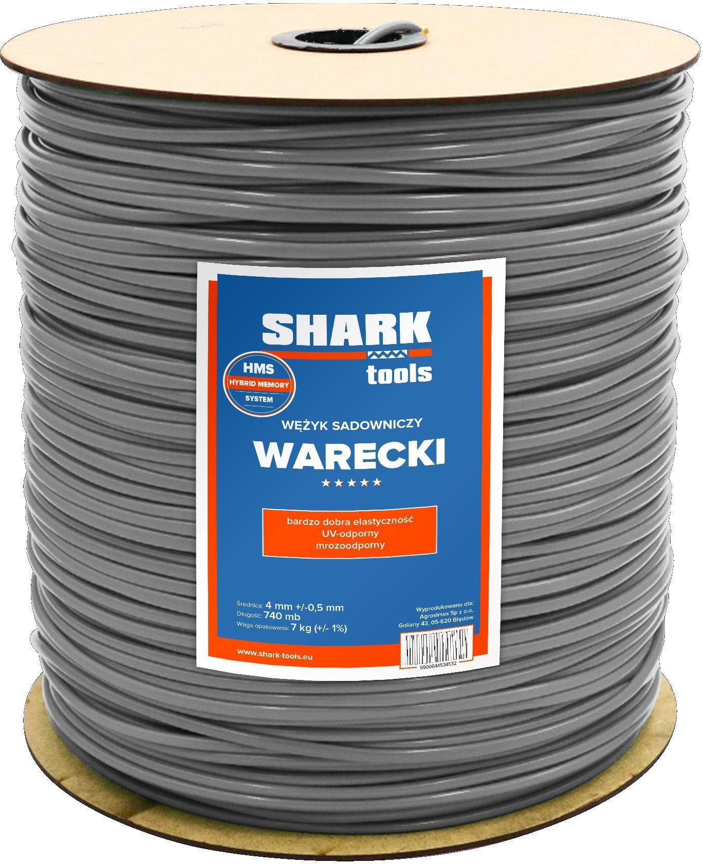 Shark Tools Wężyk Sadowniczy Warecki 8kg 4mm 850Mb Szary - Ceny i opinie - Ceneo.pl
