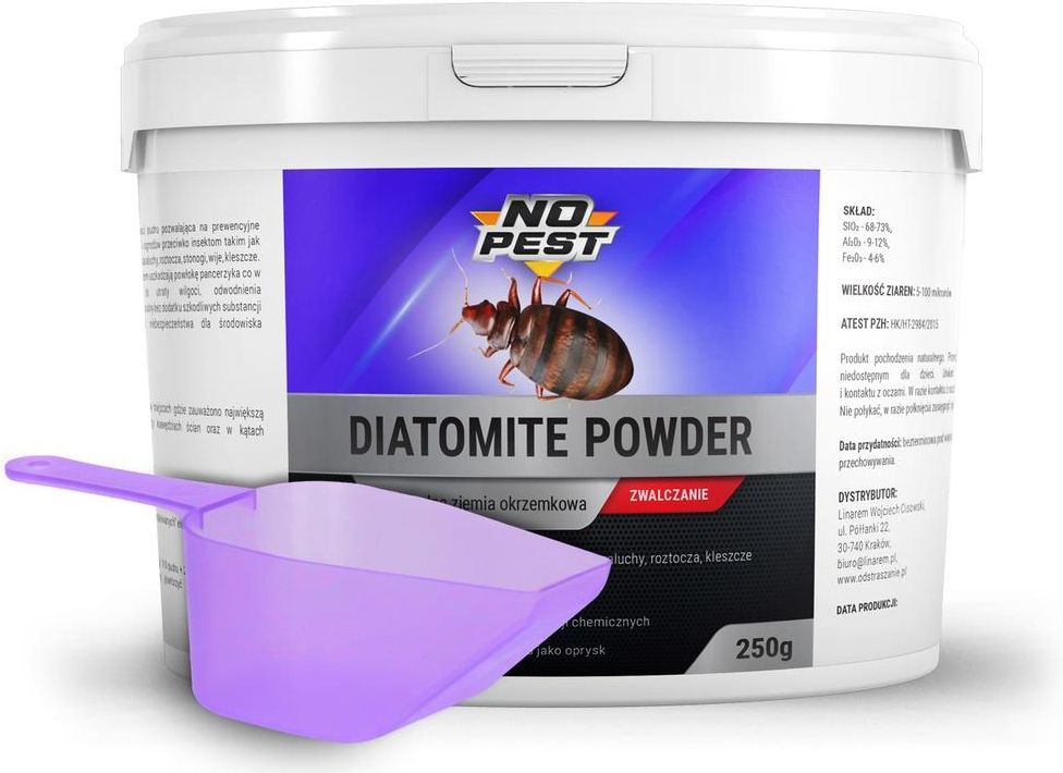 No Pest Diatomit Na Pluskwy Diatomite Powder Nautralna Ziemia ...