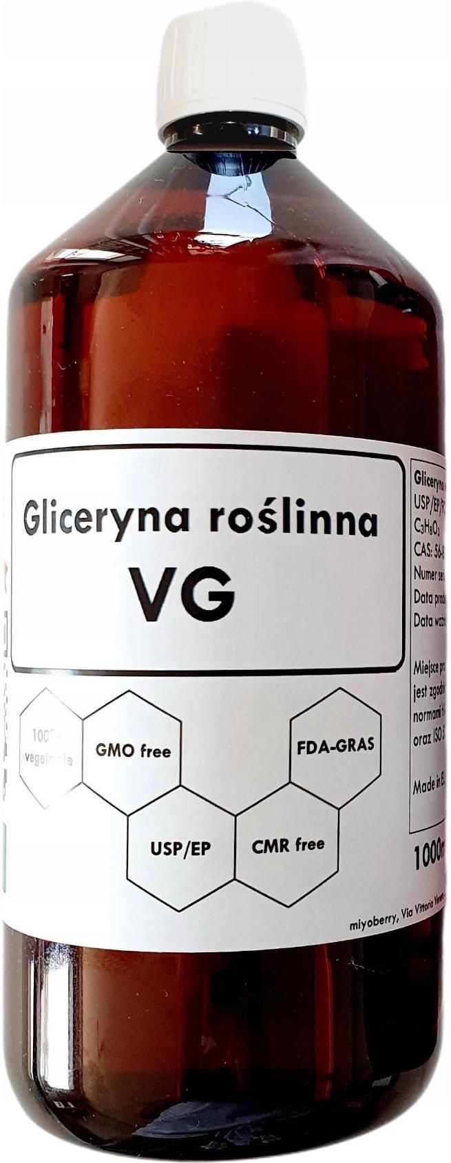 Gliceryna Roślinna 1L (~1.25kg) Farmaceutyczna - ceny i opinie - Ceneo.pl