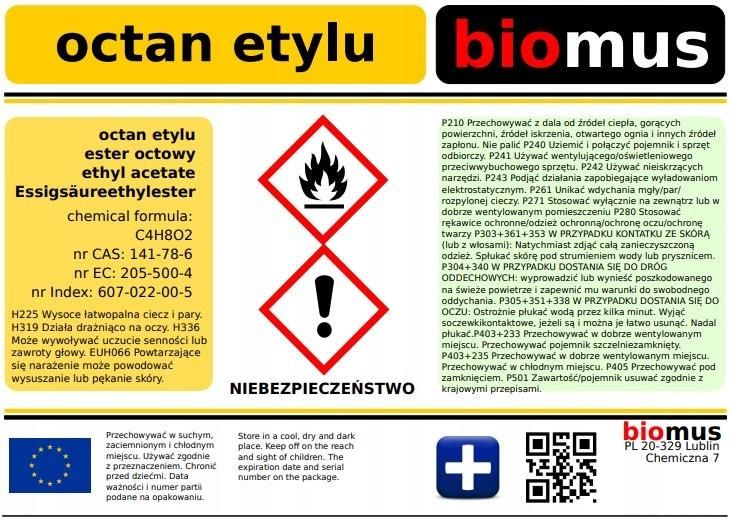 Octan Etylu 500ml Biomus - ceny i opinie - Ceneo.pl