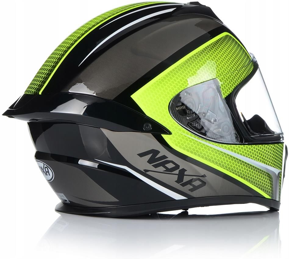 Kask motocyklowy Naxa F30/E Fluo Plus Lotka - Opinie i ceny na Ceneo.pl