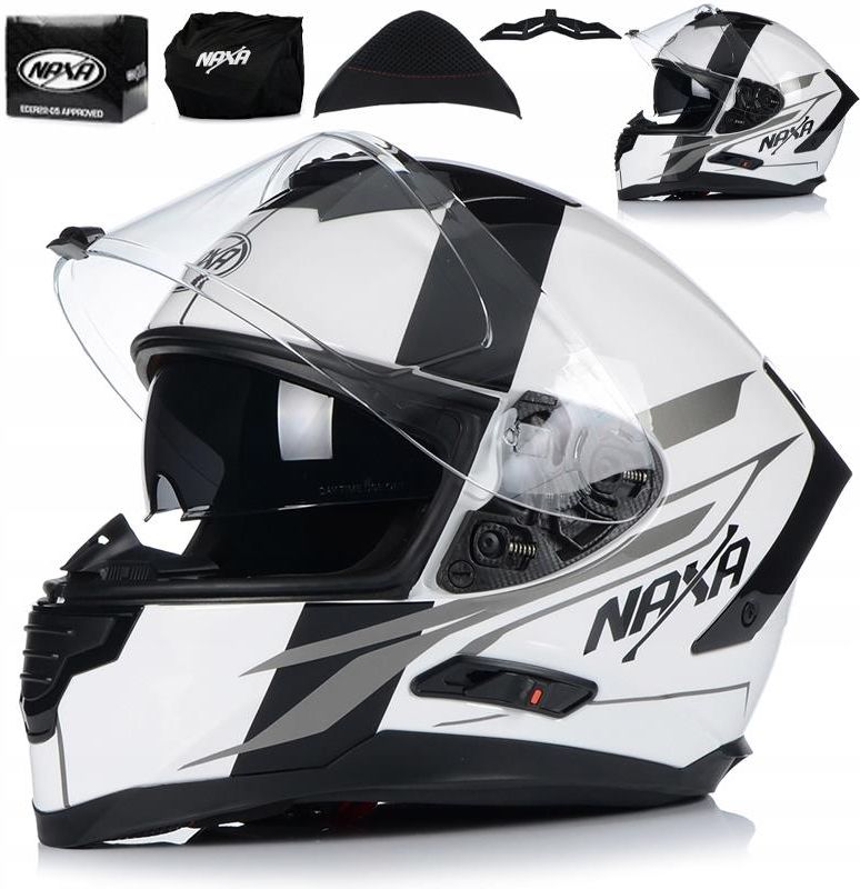 Kask motocyklowy Naxa F29/E Lotka Plus Blenda - Opinie i ceny na Ceneo.pl