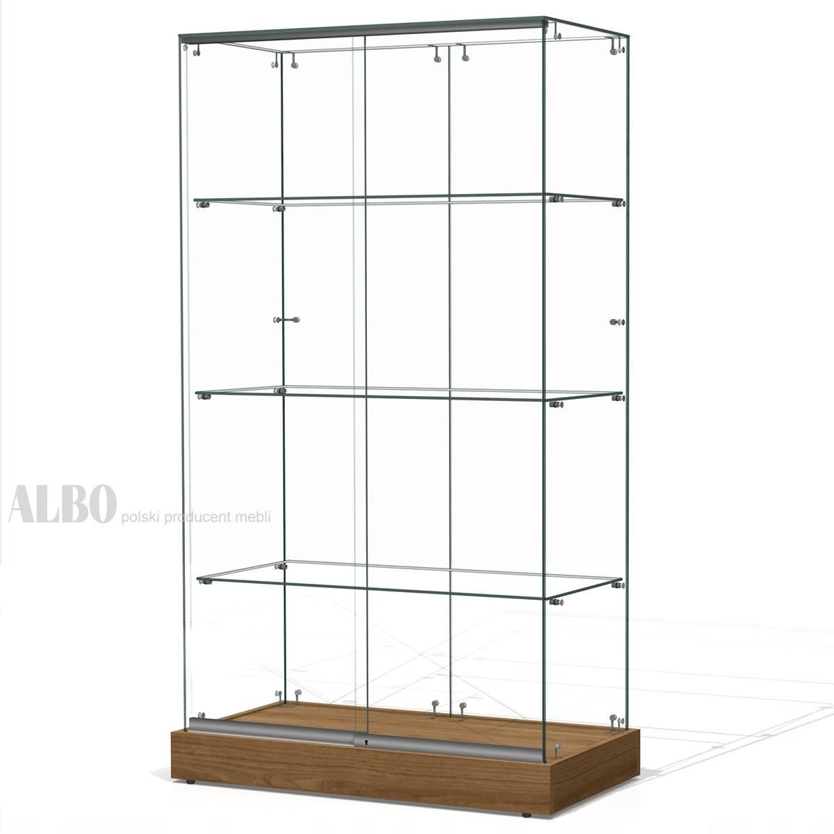 Produkt z Outletu: Gablota szklana witryna wystawowa na modele - Ceny i ...