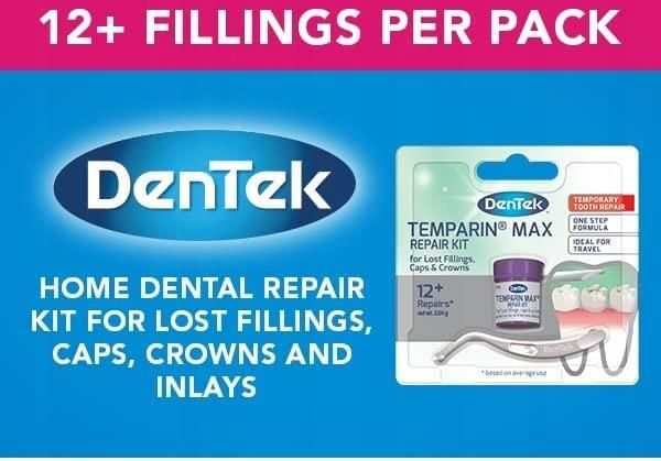 DenTek Tymczasowe wypełnienie plomba pasta do zęba 12 aplikacji - Opinie i ceny na Ceneo.pl