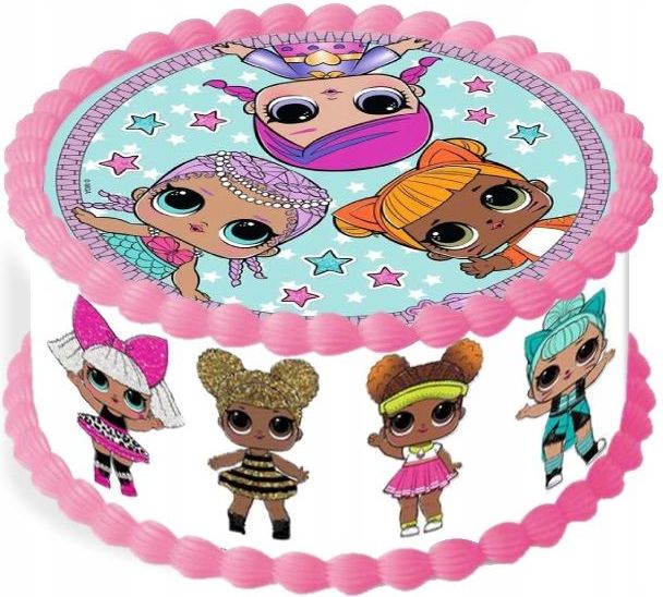 Opłatek na Tort 29 cm Lol Surprise Party Urodziny 5a954b7e - Ceny i ...