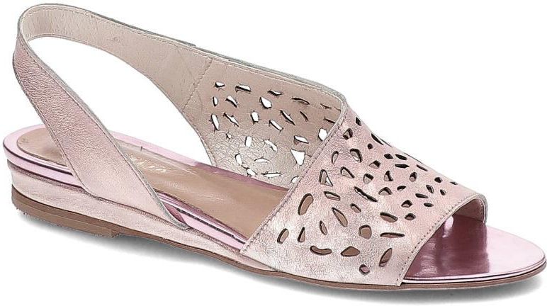 Różowe Sandały Lamelia Skórzane Buty Damskie - Ceny i opinie - Ceneo.pl