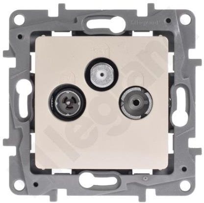 Gniazdo elektryczne Legrand NILOE Krem Gniazdo KOŃCOWE TV_RD-SAT 10DB ...