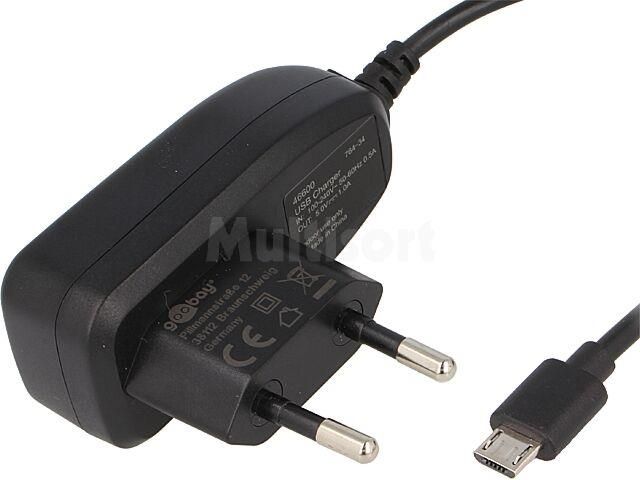 Zasilacz impulsowy 5VDC 1A GOOBAY micro USB 5W - Ceny i opinie na Ceneo.pl