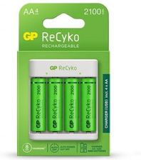 Gp Batteries Ładowarka USB U411 + 4 akumulatory ReCyko NiMH R6/AA ...