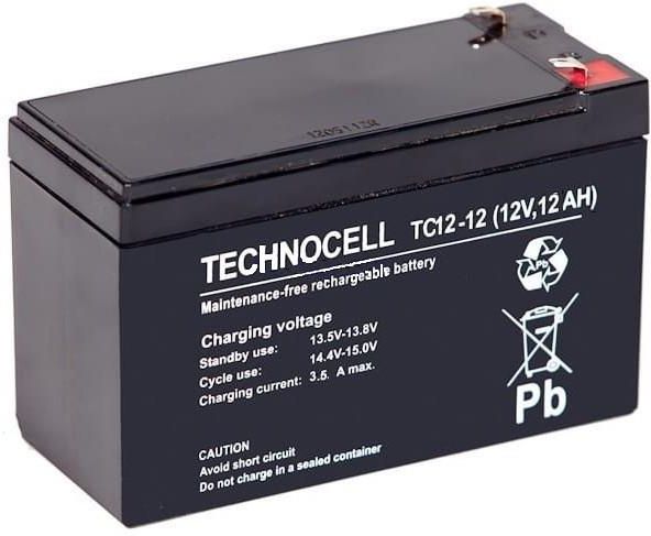 Akumulator 12V 12Ah AGM TC 12-12 T2 TECHNOCELL - Ceny i opinie na Ceneo.pl
