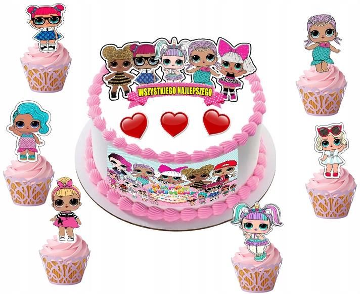 Opłatek Cukrowy Masa tort muffinki lol +napis e365596e - Ceny i opinie ...