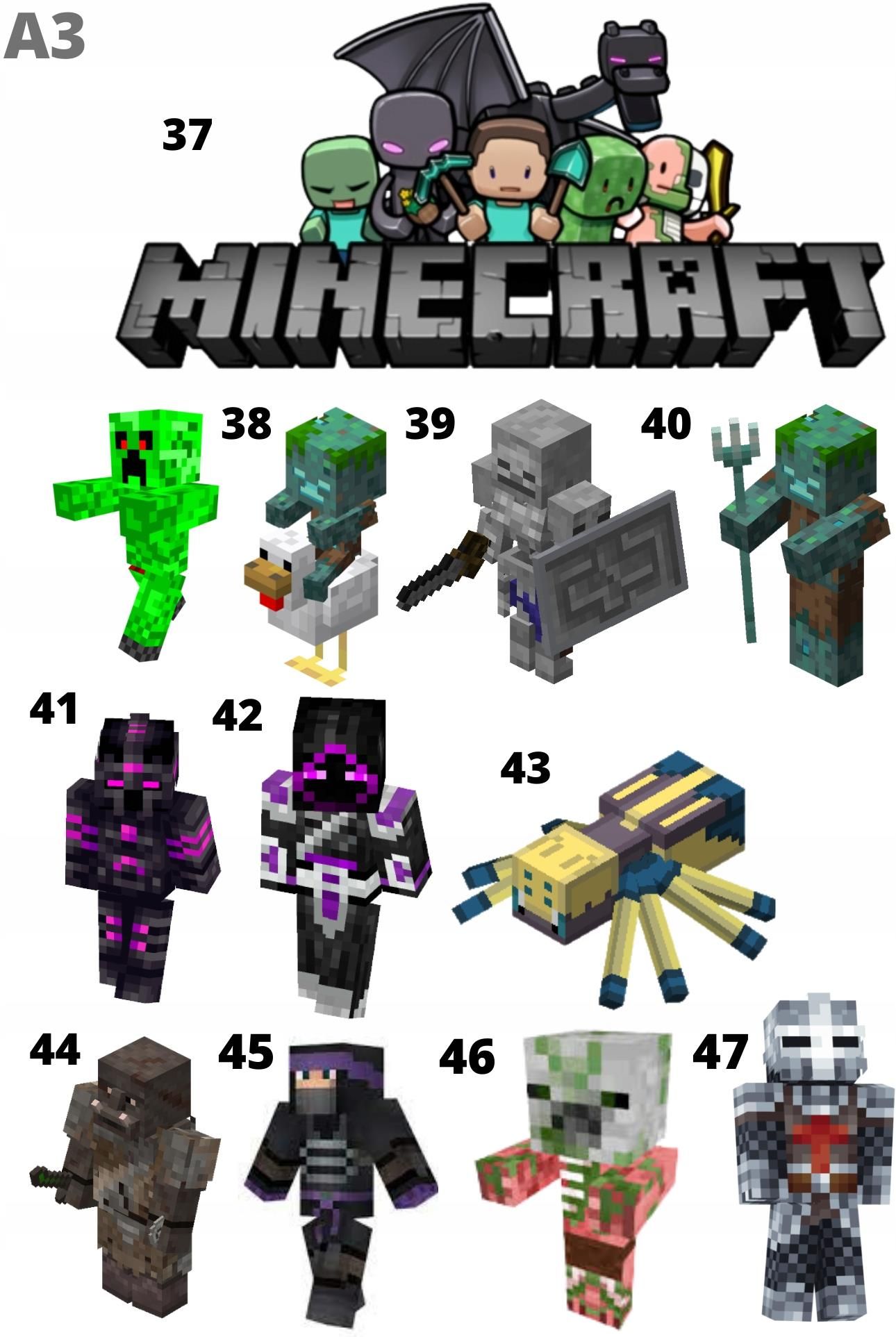 Minecraft Postacie I Elementy Opłatek Mega Zestaw b6187d28 - Ceny i ...