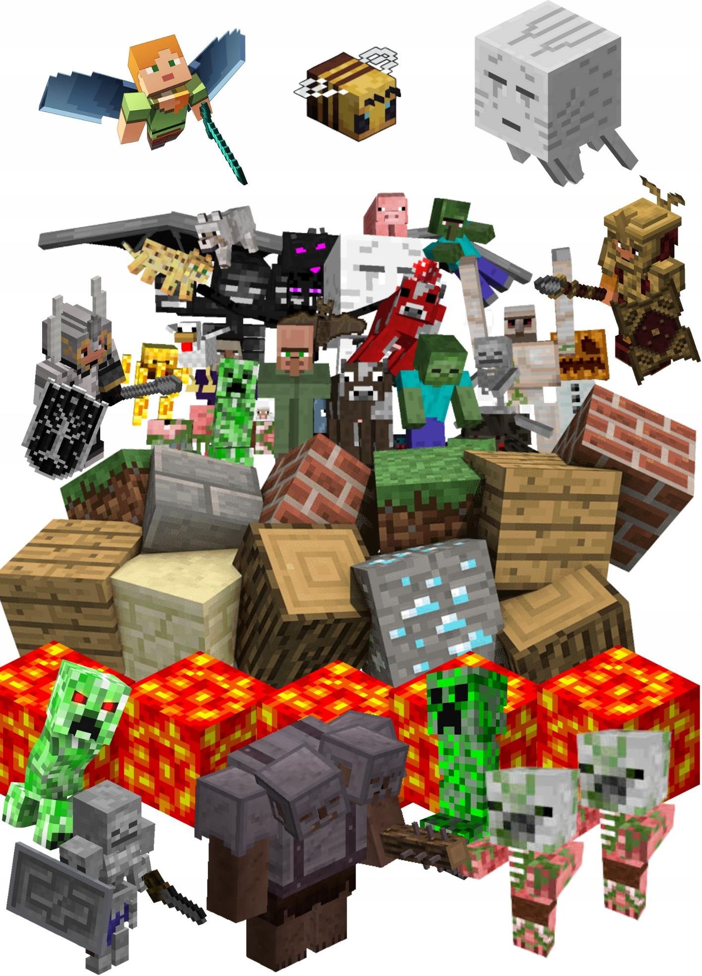 Minecraft Postacie I Elementy Opłatek Mega Zestaw b6187d28 - Ceny i ...