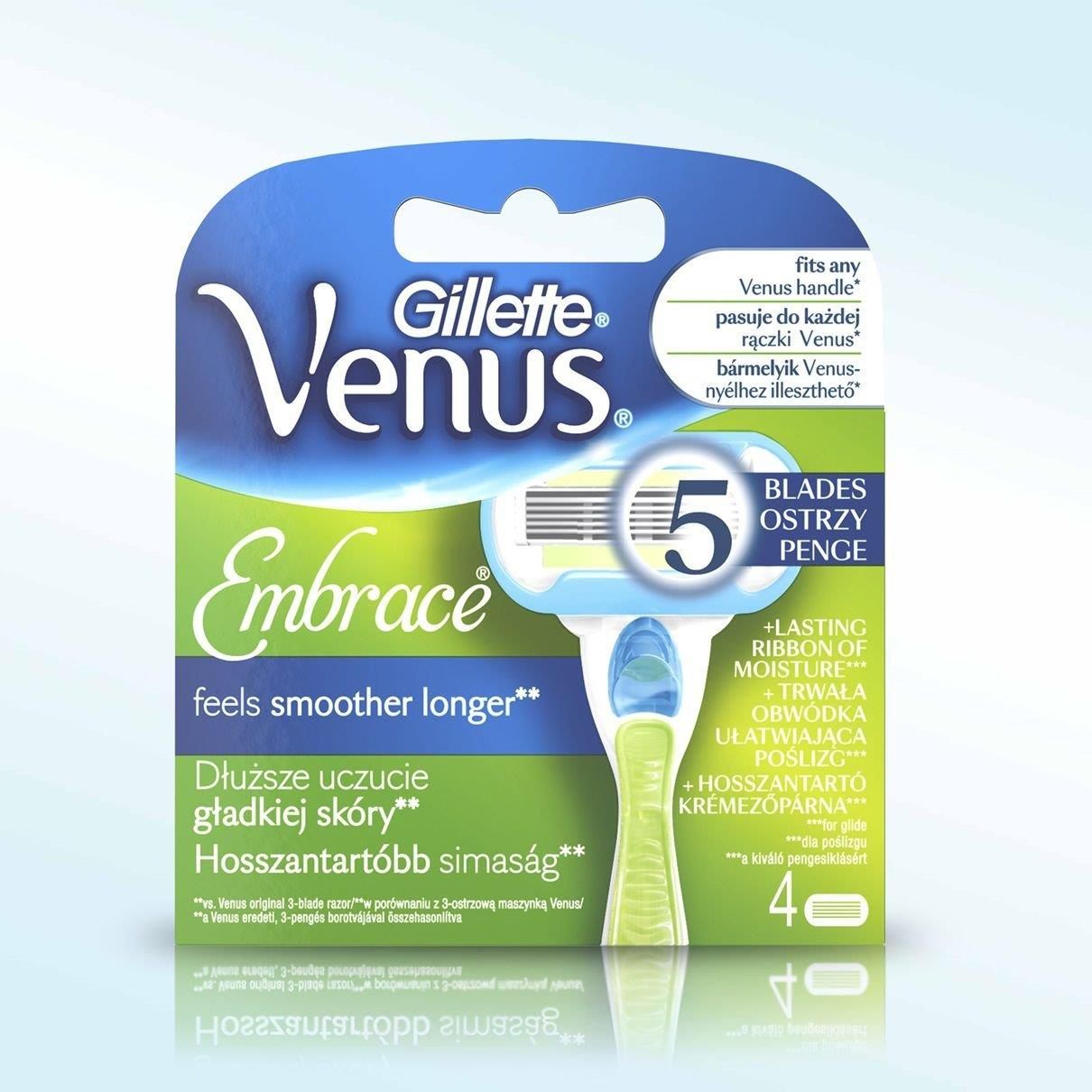 Gillette Venus Embrace Wkłady Do Maszynki 4Szt - Opinie i ceny na Ceneo.pl