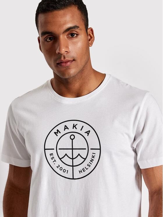 Makia T-Shirt Scope M21201 Biały Regular Fit - Ceny i opinie - Ceneo.pl