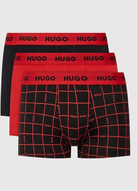 Hugo Komplet 3 par bokserek Trunk Triplet Design 50480170 Kolorowy ...
