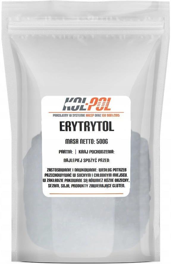 Erytrol 500g Erytrytol Naturalny Słodzik 0 Kalorii - Ceny i opinie ...