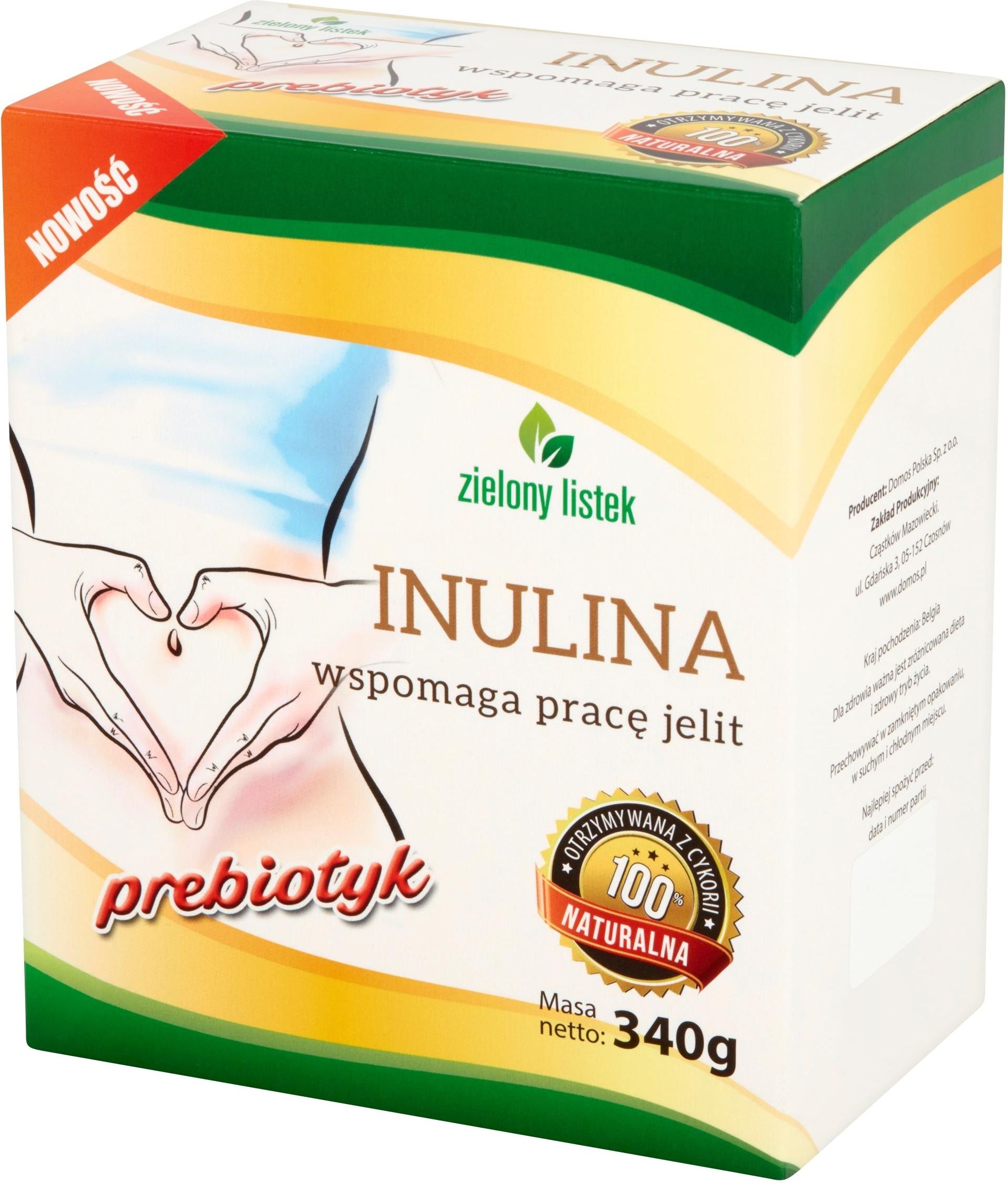 Zielony Listek Inulina 340g - Ceny i opinie - Ceneo.pl
