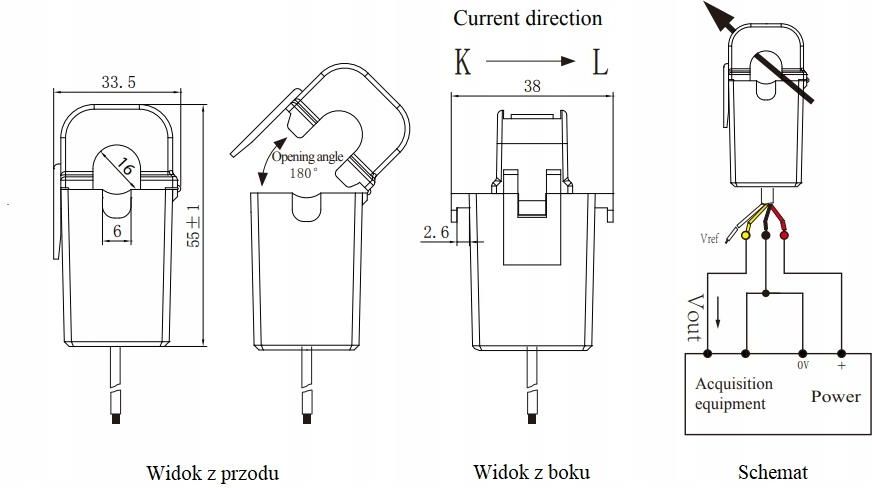 Yhdc Przetwornik Prądowy Efekt Halla 100A/2.5V HSTS016L - Opinie i ceny ...